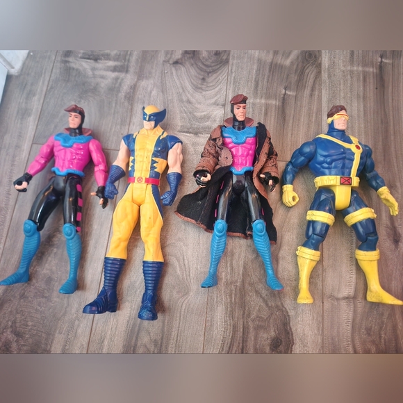 Marvel | Toys | Xmen Toy Lot Wolverine Gambit Cyclops W | Poshmark